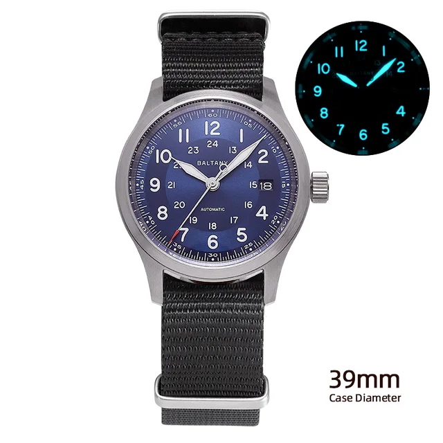 Military Field Watch NH35 Automatic Sapphire 100M Waterproof Calendar ...