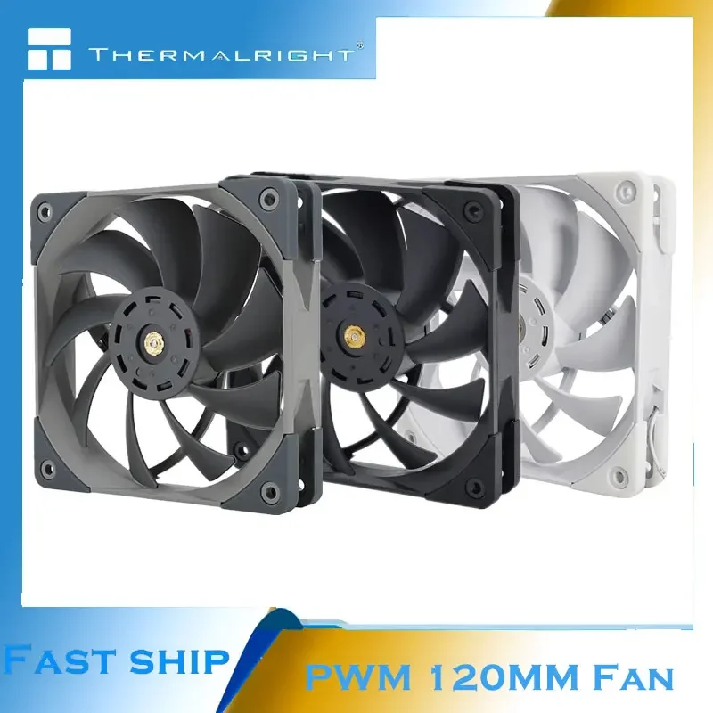 Thermalright-PC-case-120mm-Quiet-PWM-Temperature-Control-Cooling-Fan ...