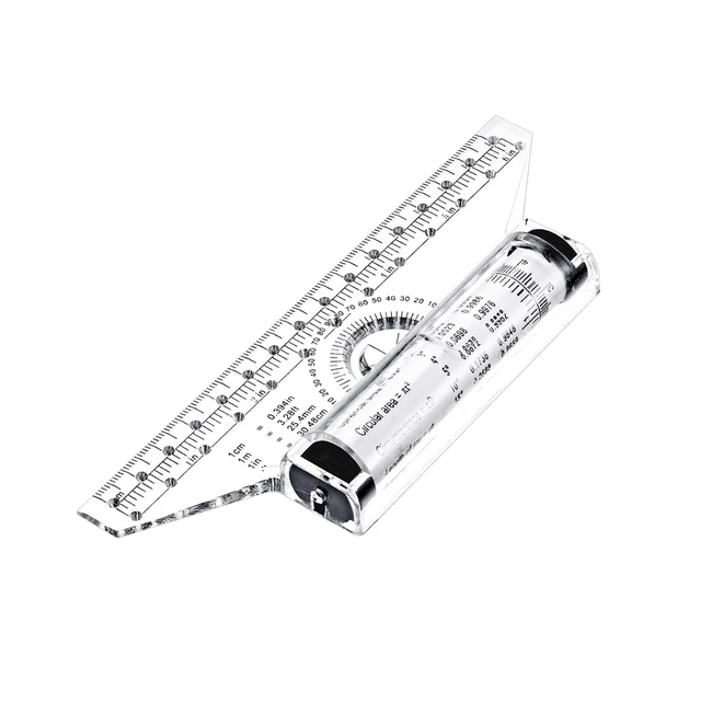Plastic Measuring Rolling Ruler Drawing Roller Ruler Parallel Multi ...