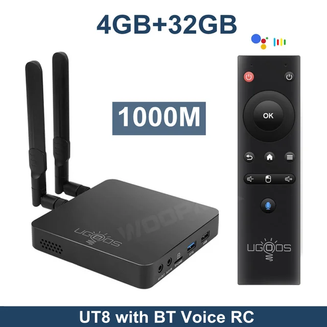 UGOOS UT8 PRO TV BOX Android 11.0 RK3568 DDR4 8GB RAM 64GB ROM 4K Media Player BT5.0 WiFi6 1000M ...