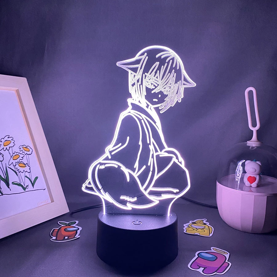 Kamisama Love Kiss Anime Figure Tomoe 3D LED Night Light Neon Colorful ...