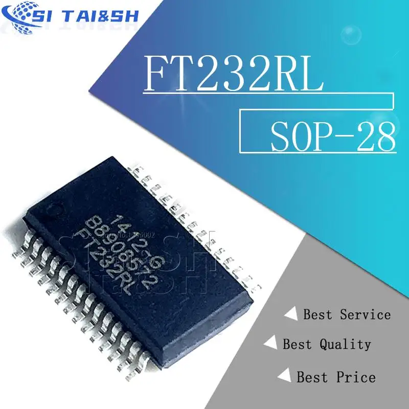1PCS-lot-FT232-FT232RL-SSOP28-USB-interface-IC-FT232R-Ch-Single-Full ...