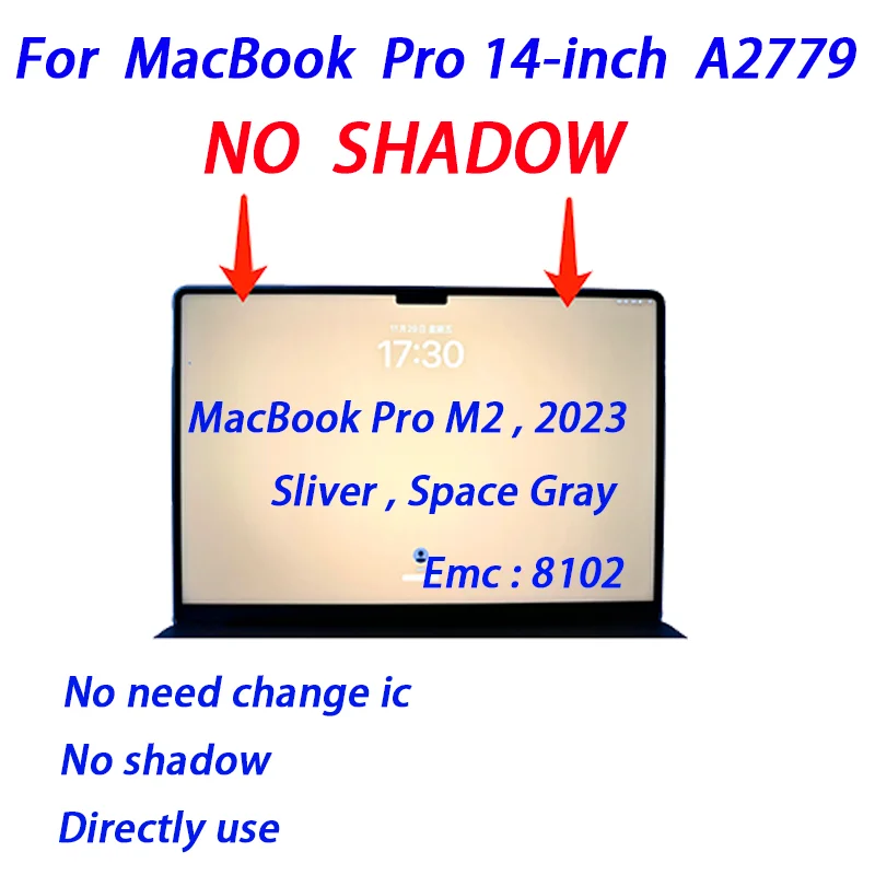 New 14'' A2779 M2 Pro Max LCD Screen Display Panel For Macbook Pro ...