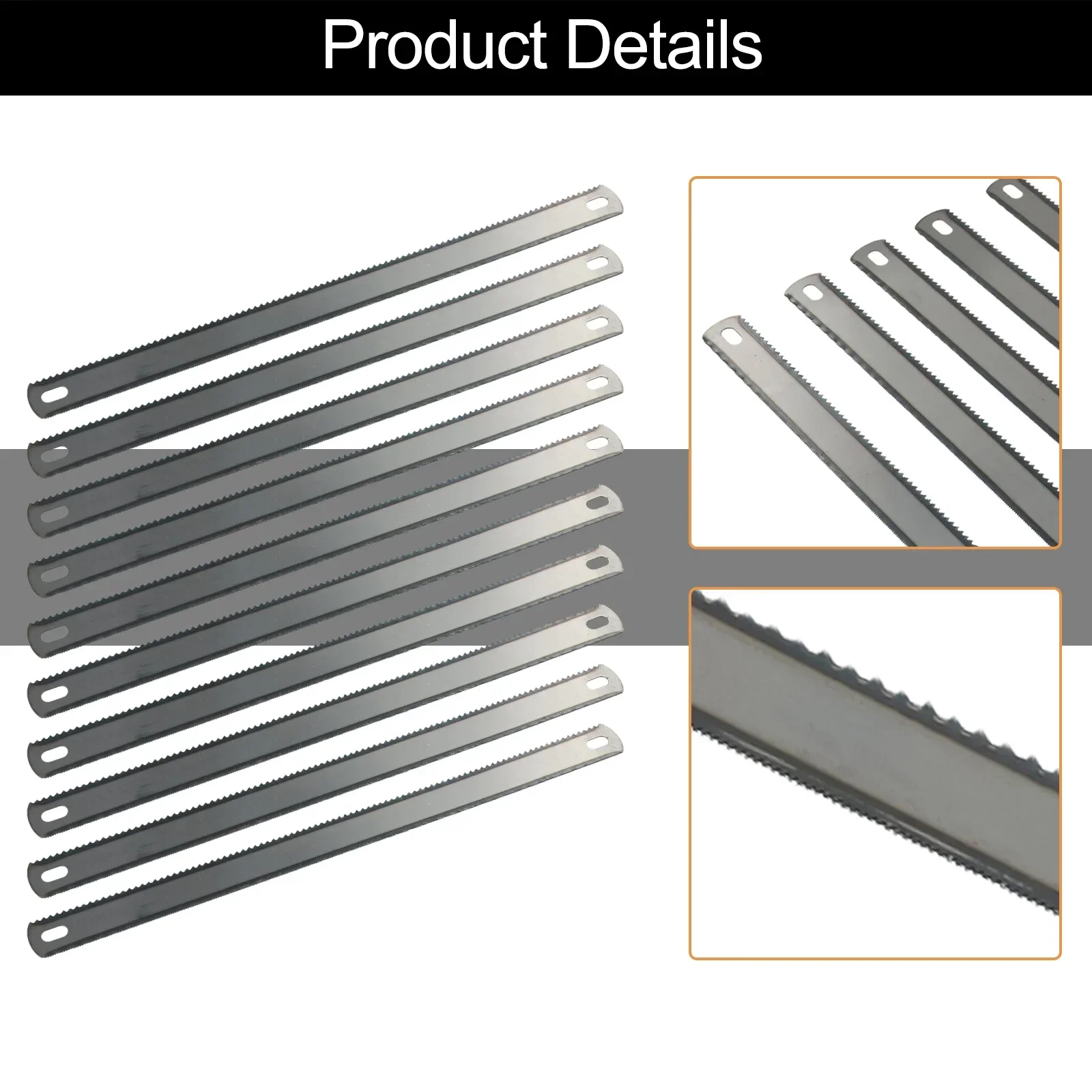 10PCS Double-Sided Hacksaw Blade Steel Saw Blade Ceramic Cutting ...