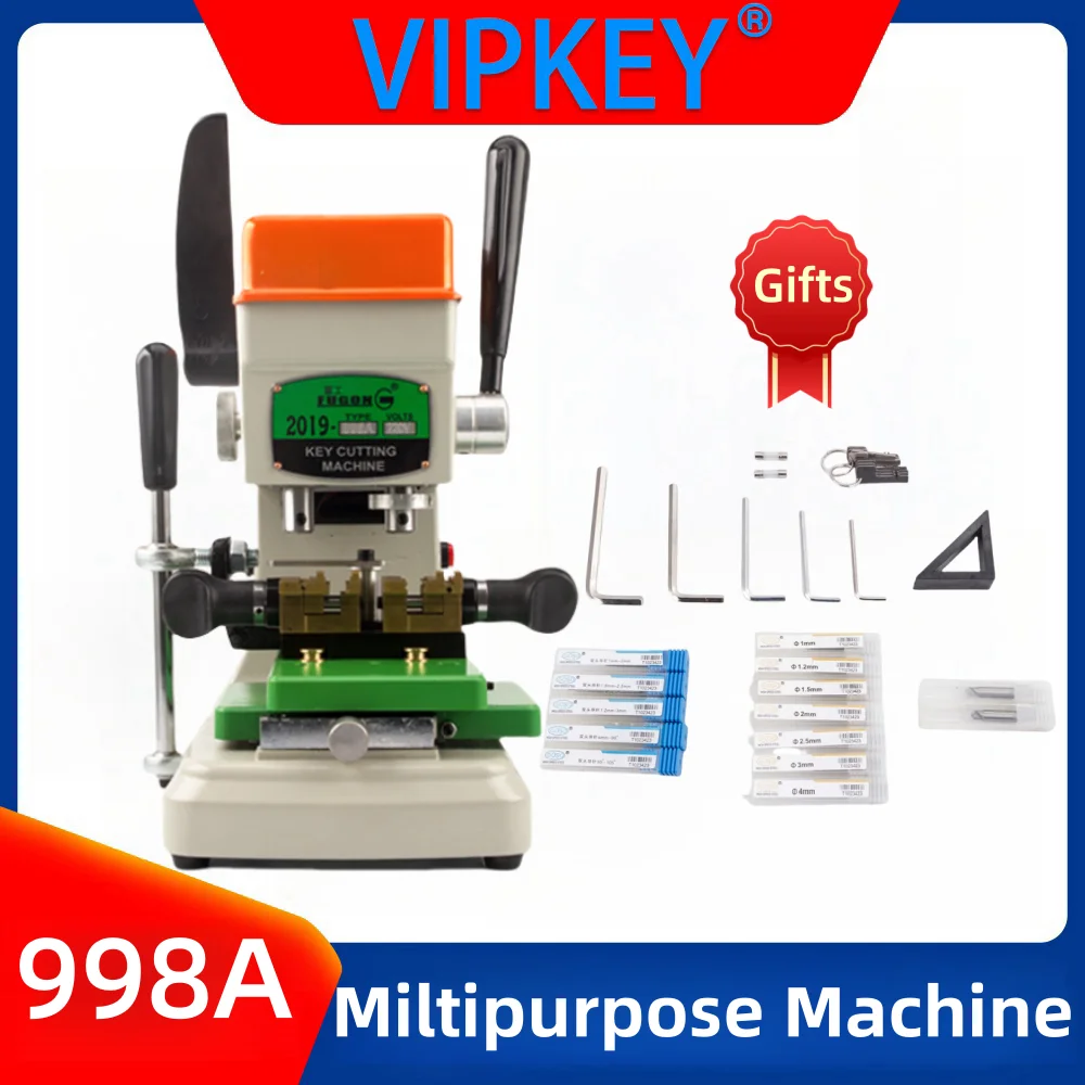 GOSO-998A-Vertical-Key-Cutting-Machine-220v-Key-Cutter-Copy-Duplicating ...