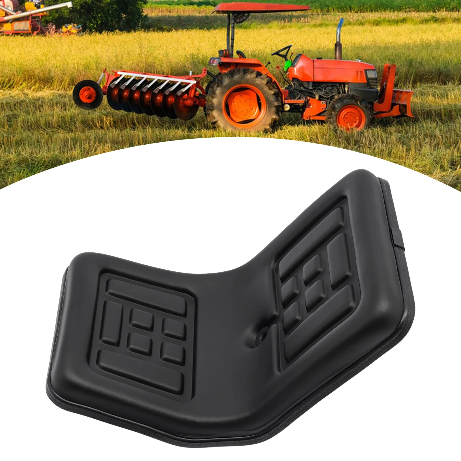 Si-ge-de-tracteur-avec-trou-de-vidange-cadre-en-acier-noir-PVC ...