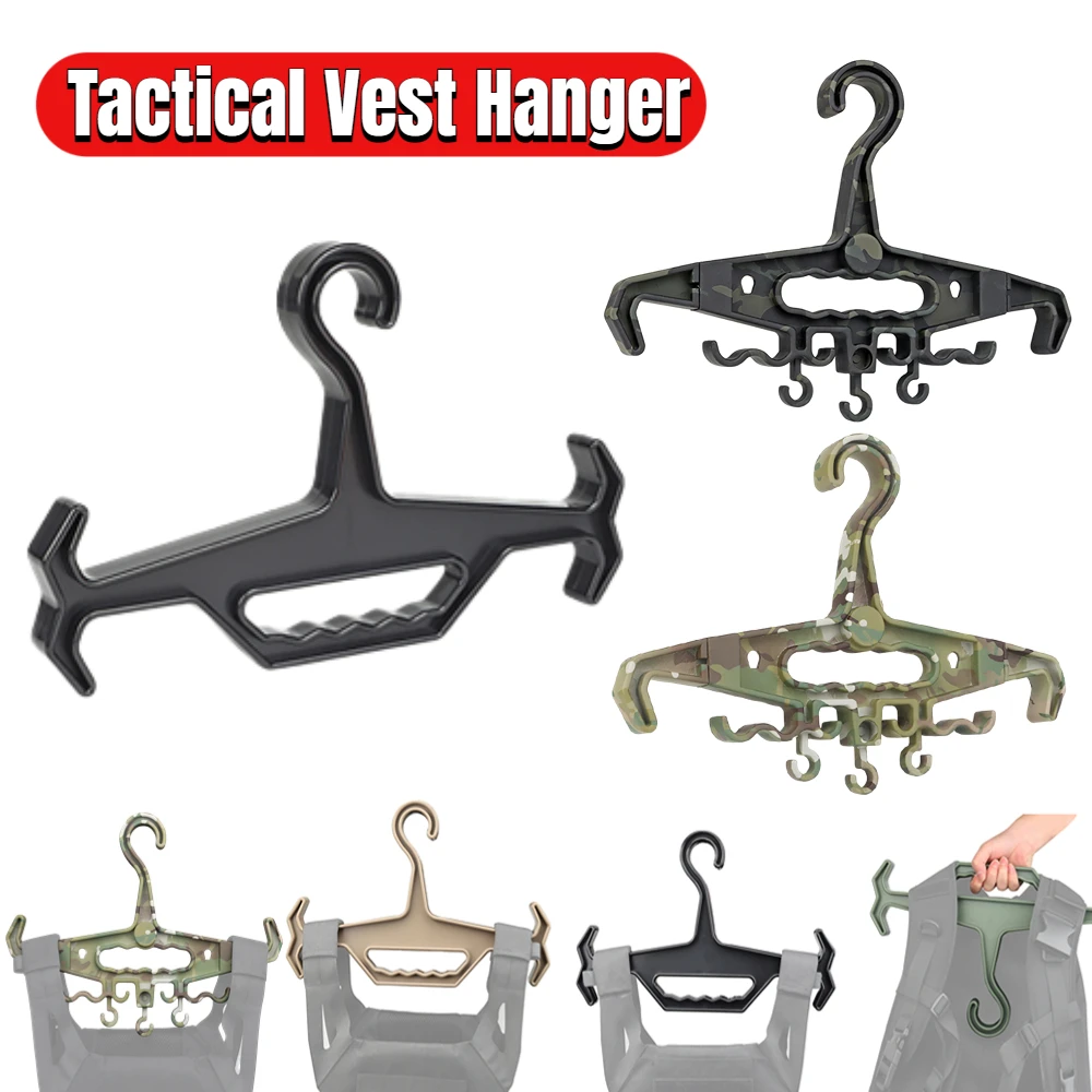 Tactical Vest Hanger Reusable Anti-dropping Multifunction Heavy Duty ...