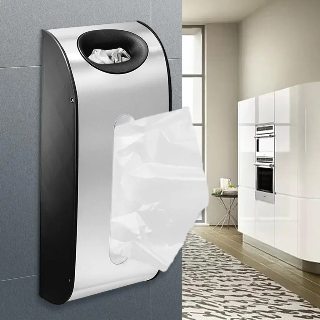 Stainless-Steel-Grocery-Bag-Dispenser-for-Grocery-Bags-Storage ...