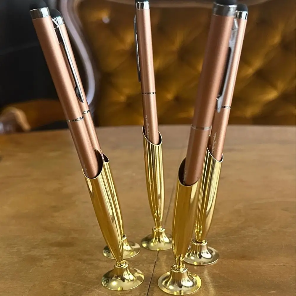 4PCS Stand Fixed Gel Pen Holder Bank Hotel Counter Front Desk Signature ...