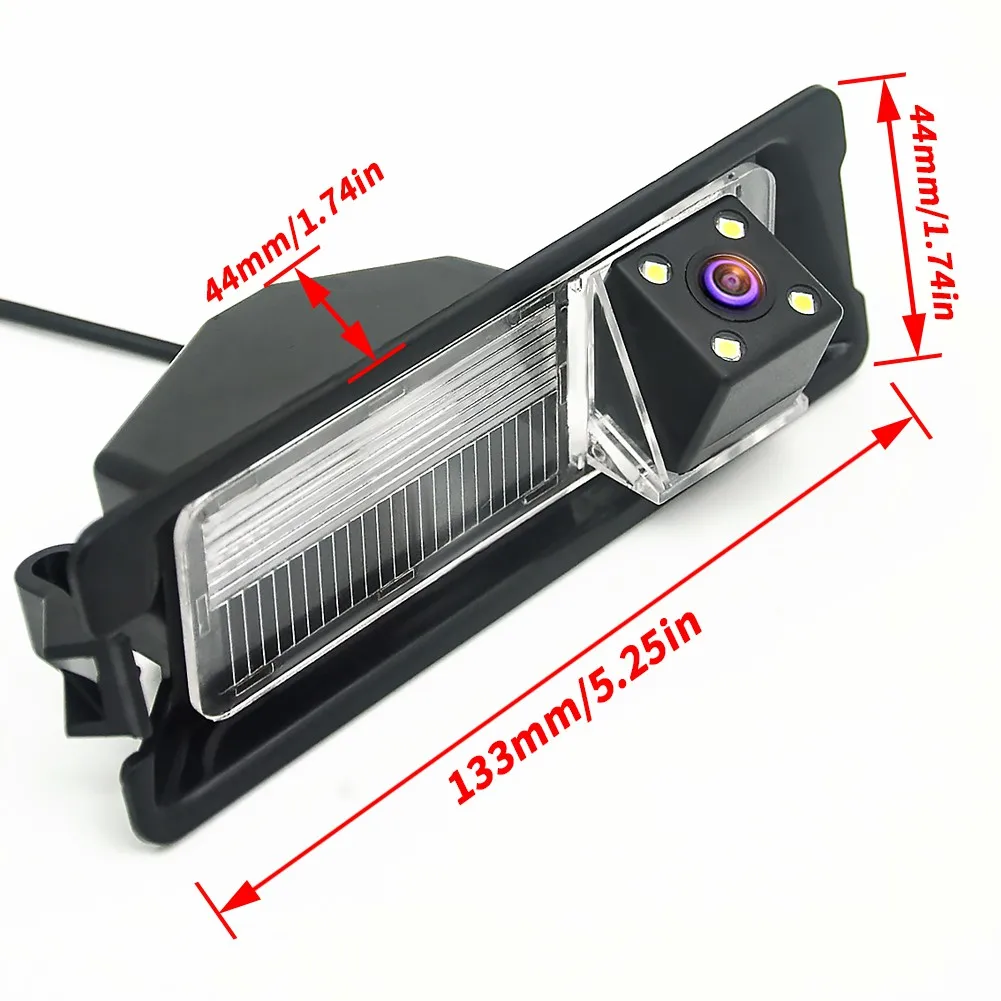 CCD CCD Night 4 LEDS Special Car Rearview Rear View Reverse backup ...