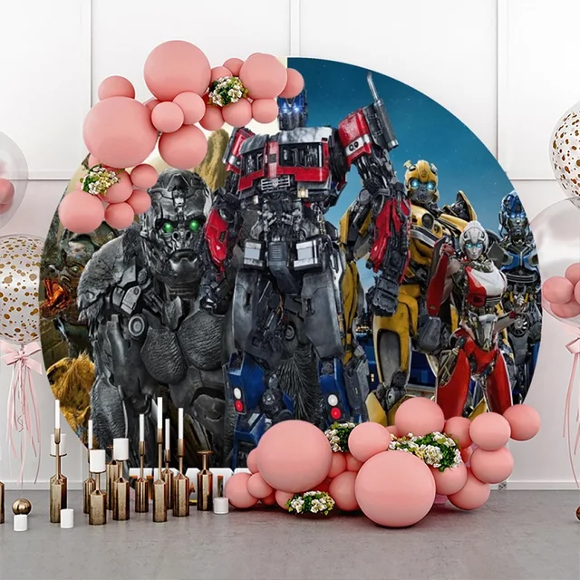 Optimus Prime Centerpiece Ideas Transformers Birthday Backdrop