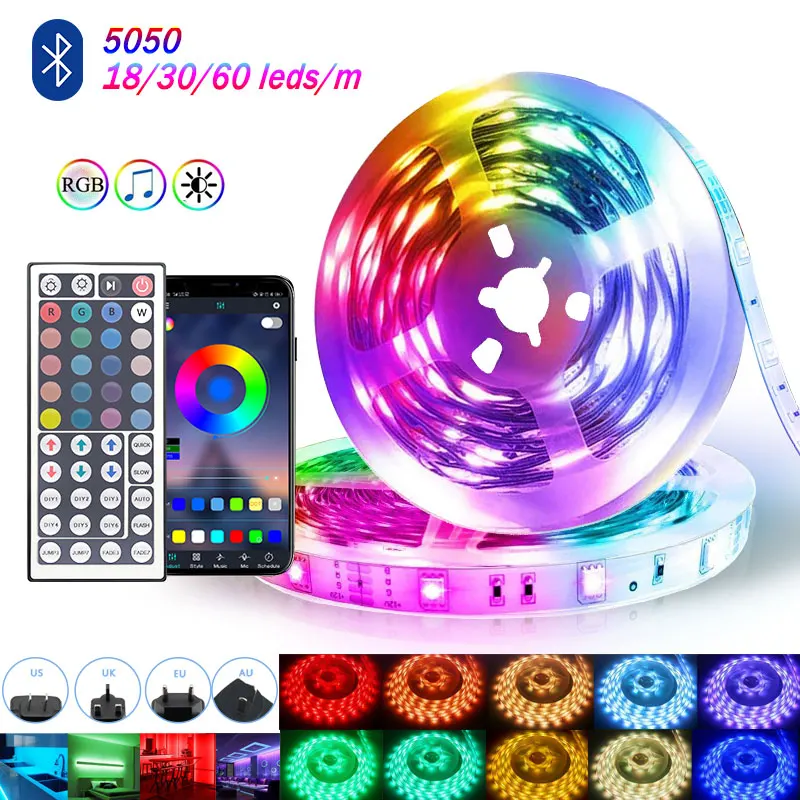 Bright-Leds-Strip-Light-12V-5050-Led-Tape-For-Bedroom-Decoration-18-30 ...