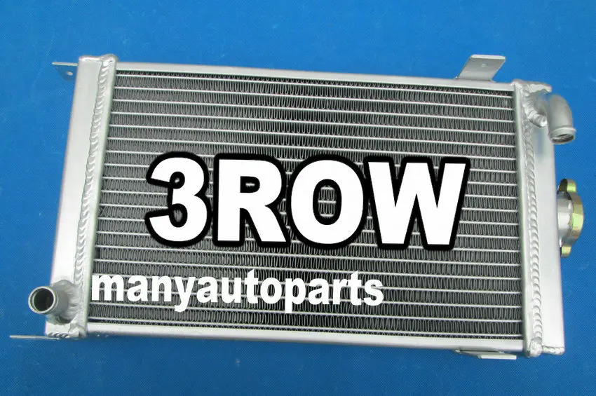 3 Row Aluminum Radiator for RACING GAS SHIFTER KART / GO KART RADIATOR