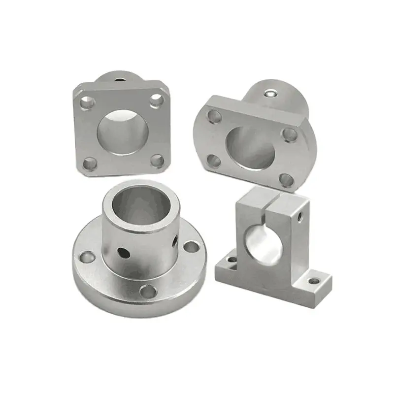 Brida-de-mecanizado-CNC-de-acero-inoxidable-soporte-de-eje-de-bloque-de ...