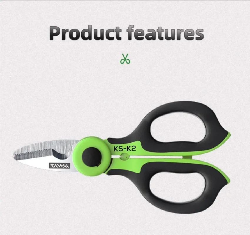 TAWAA-KS-K2-Portable-Fiber-Optic-Kevlar-Cutter-Serrated-Kevlar-Scissors ...