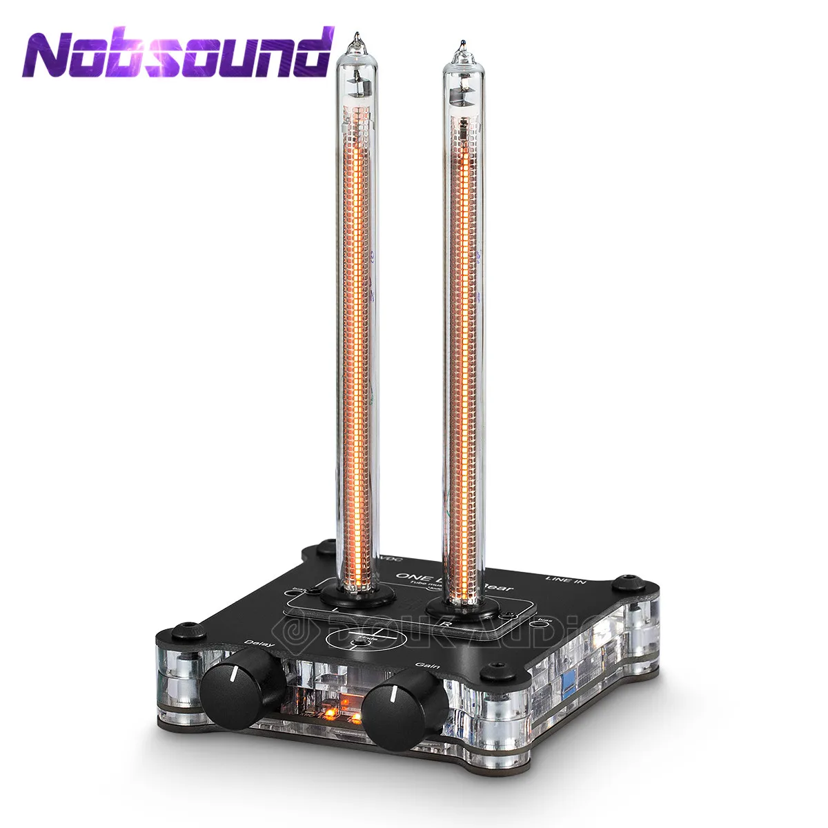 Nobsound Vintage IN9 Nixie Tube Sound Level Meter MIC+LINE Stereo Audio ...