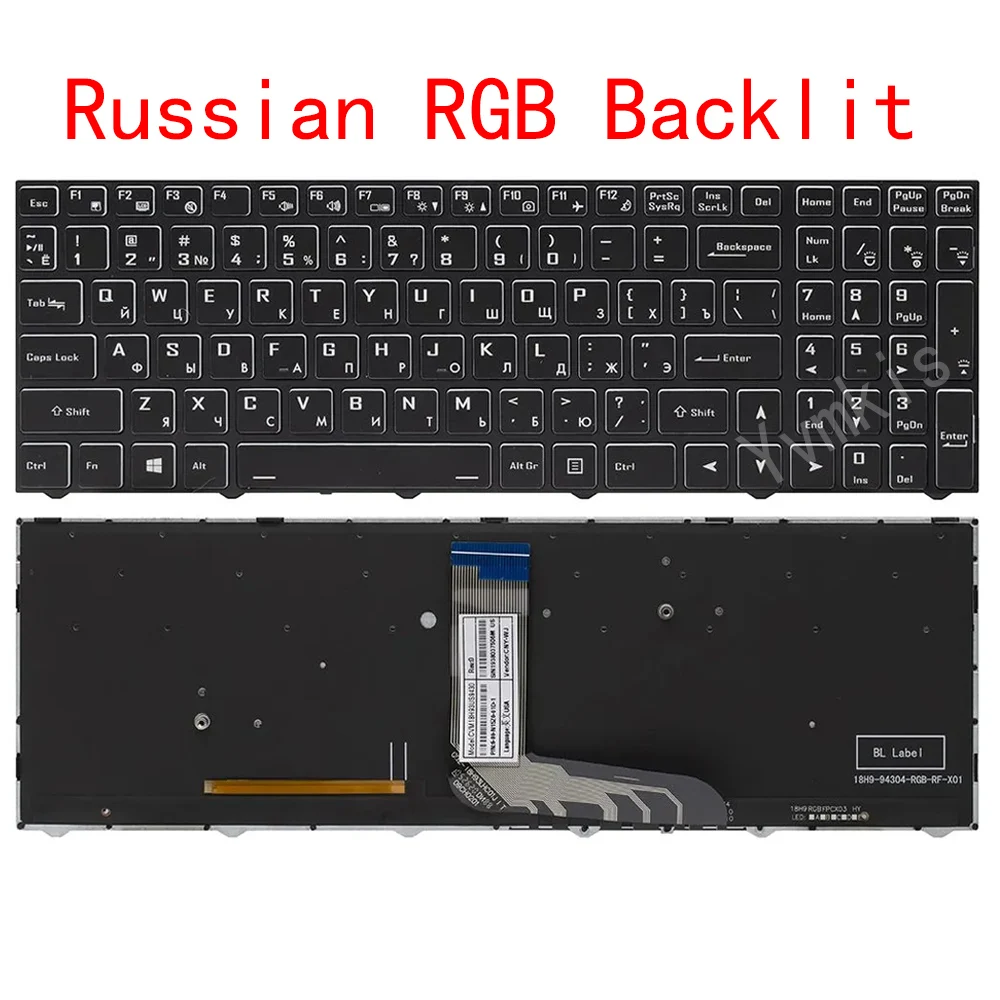 US/Russian Keyboard for Gigabyte Gaming G5 GD KD MD G5 KC-5US1130SH G7 ...