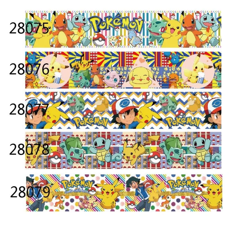 5Yards-Printed-Pok-mon-Cartoon-Grosgrain-Ribbon-for-Hairbows-DIY-Craft ...