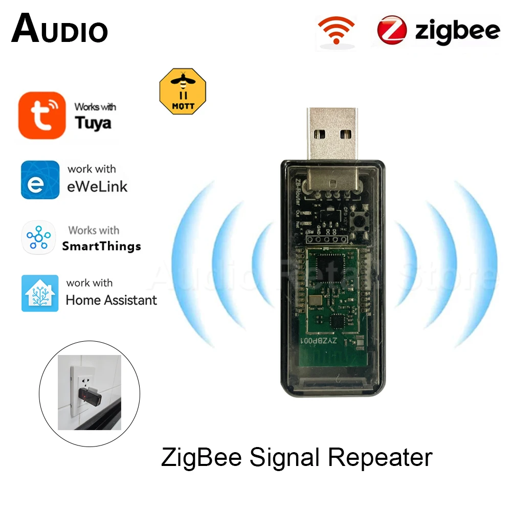 ZigBee 3.0 USB Signal Amplifier Extender Signal Repeater for Tuya ...