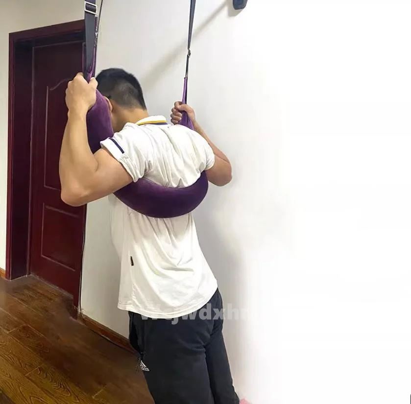 Free size/Home spine stretching waist suspension strap lumbar support ...