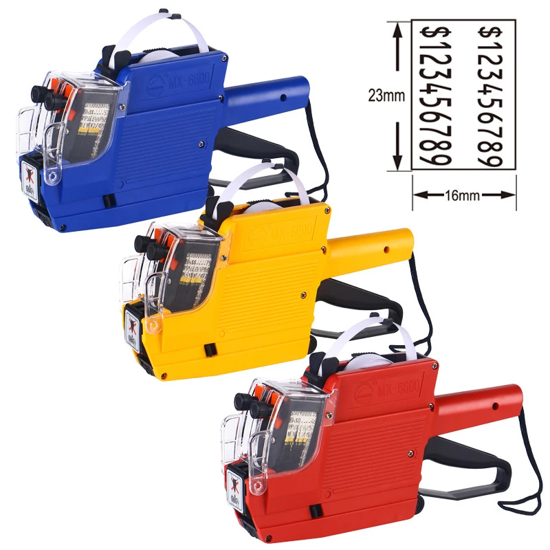 1PC-MX-6600-10-Digit-Two-Line-Labeler-Price-Label-Gun-Label-2-Line ...