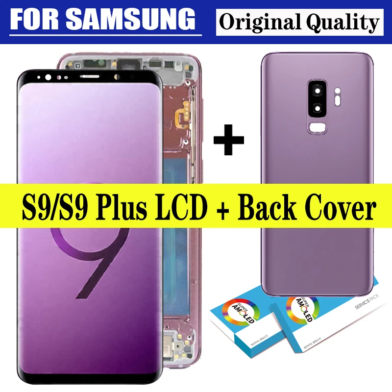 Super Amoled Display With Frame For Samsung Galaxy S9 G960 G960f S9 ...