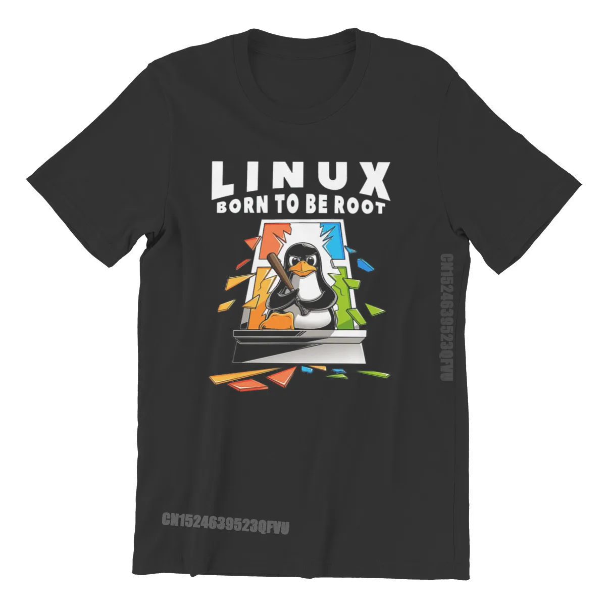 Camisetas del sistema operativo Linux Tux Penguin para hombre, camisas ...