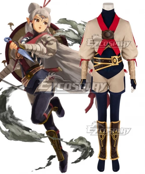 Hyrule Warriors: Age of Calamity Impa Outfits Halloween Party Adult Men ...