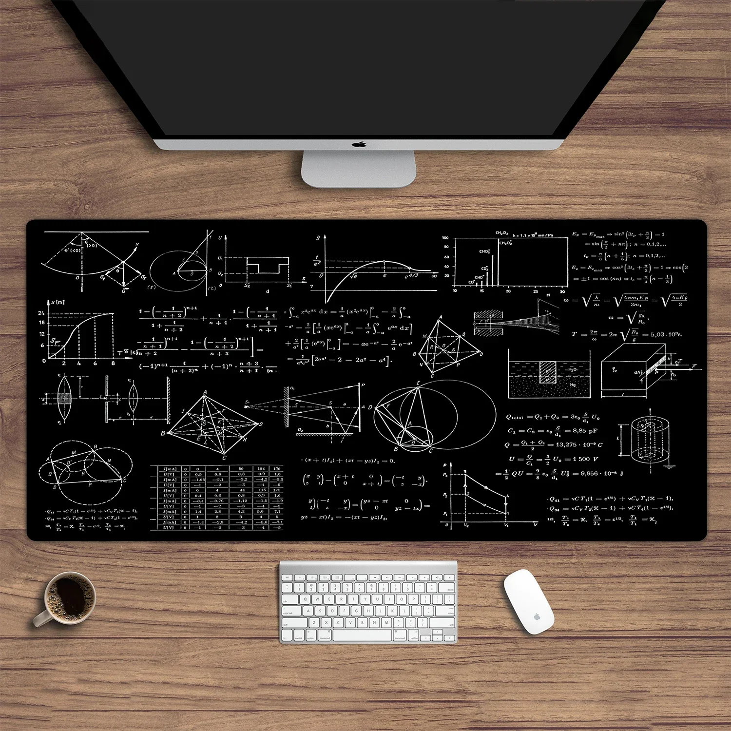 1Pc-Artistic-Mouse-Pad-Custom-Text-Mathematics-Formula-Large-Game ...