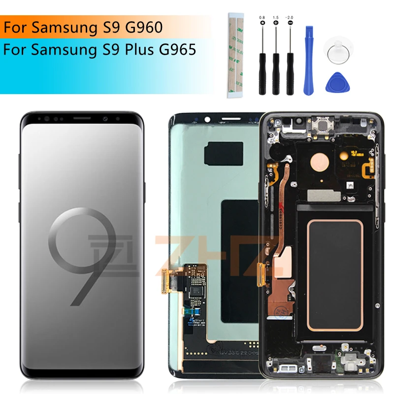 For Samsung Galaxy S9 Plus Lcd S9 Display G965f G960f Touch Screen ...