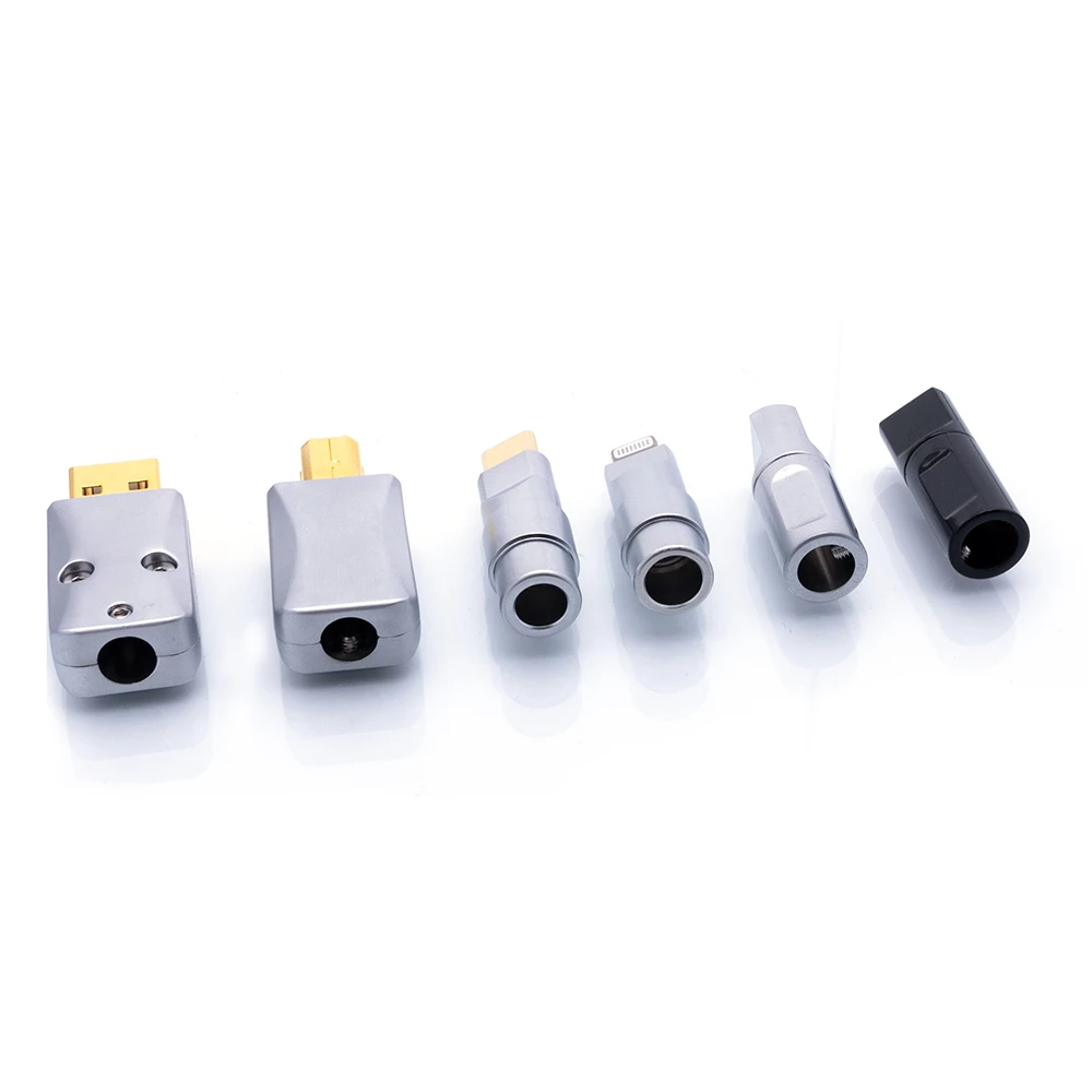 Copper-USB-A-B-Male-Metal-Shell-DIY-Data-Cable-Maintenance-Gold-Plated ...