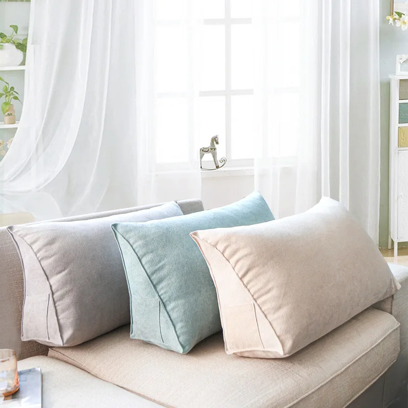 Rectangular-Headrest-Outdoor-Cushions-Bed-Lumbar-Pillow-Cojines ...