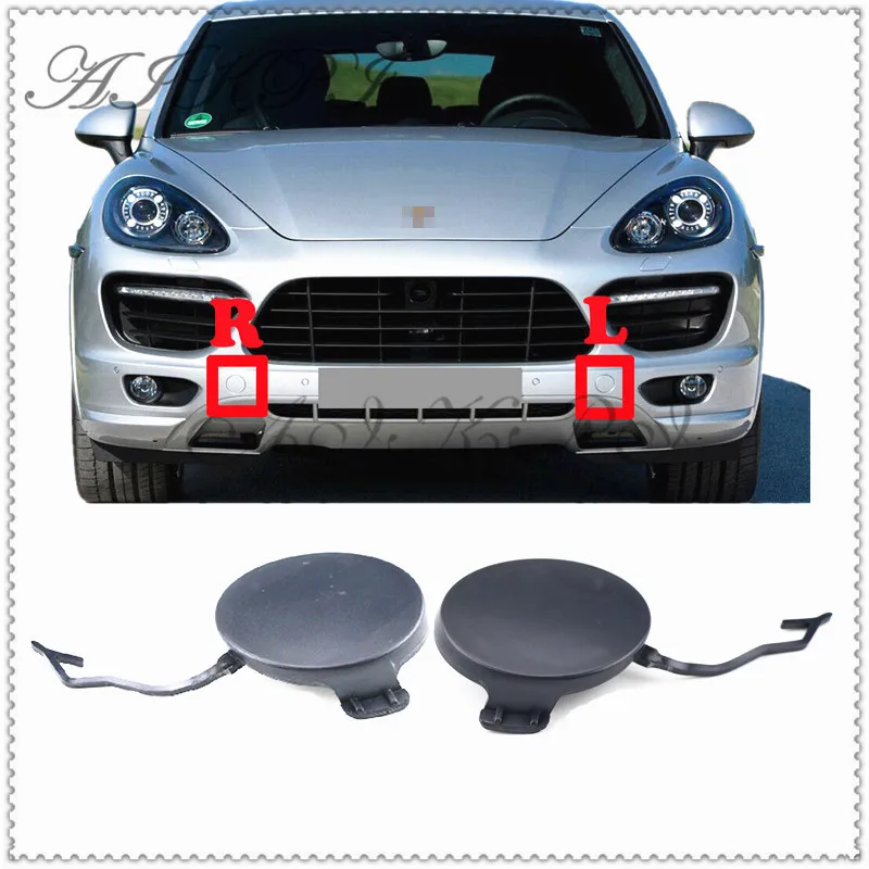 Front-Bumper-Tow-Hook-Eye-Cap-Cover-Fit-11-14-L-R-Porsche-Cayenne-958 ...