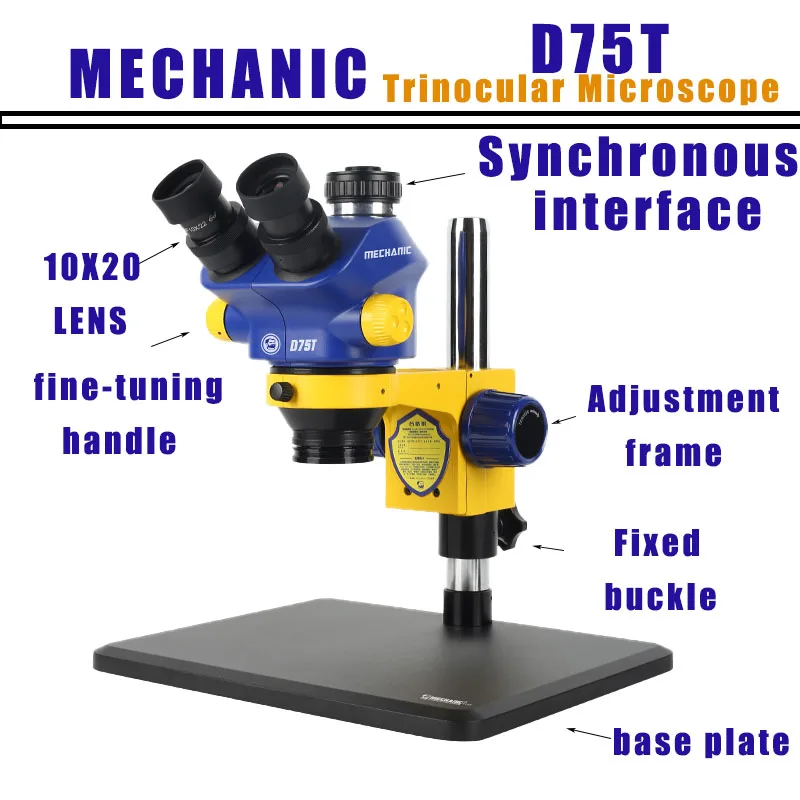 MECHANIC-Trinocular-Stereo-Microscope-D75T-B11-HD-Display-Industrial ...