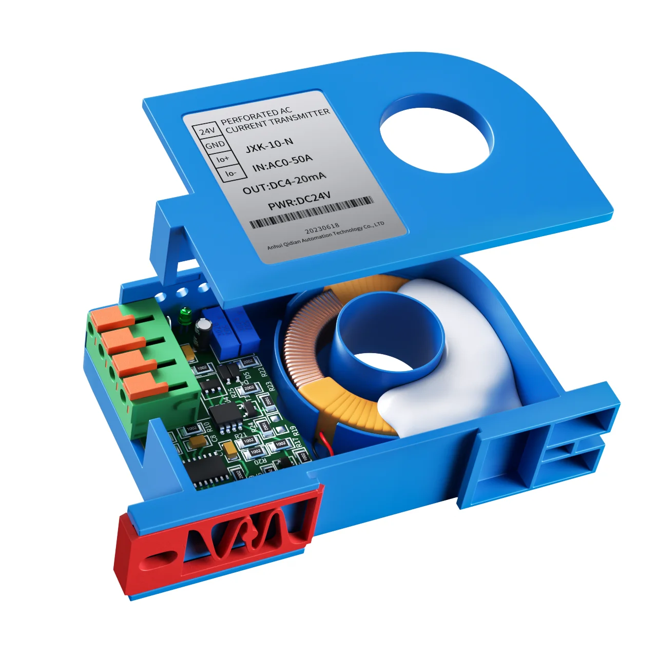 Gleichstroms-ender-4-20ma-0-10V-Wechselstrom-sensor-Sender-rs485-20mm ...