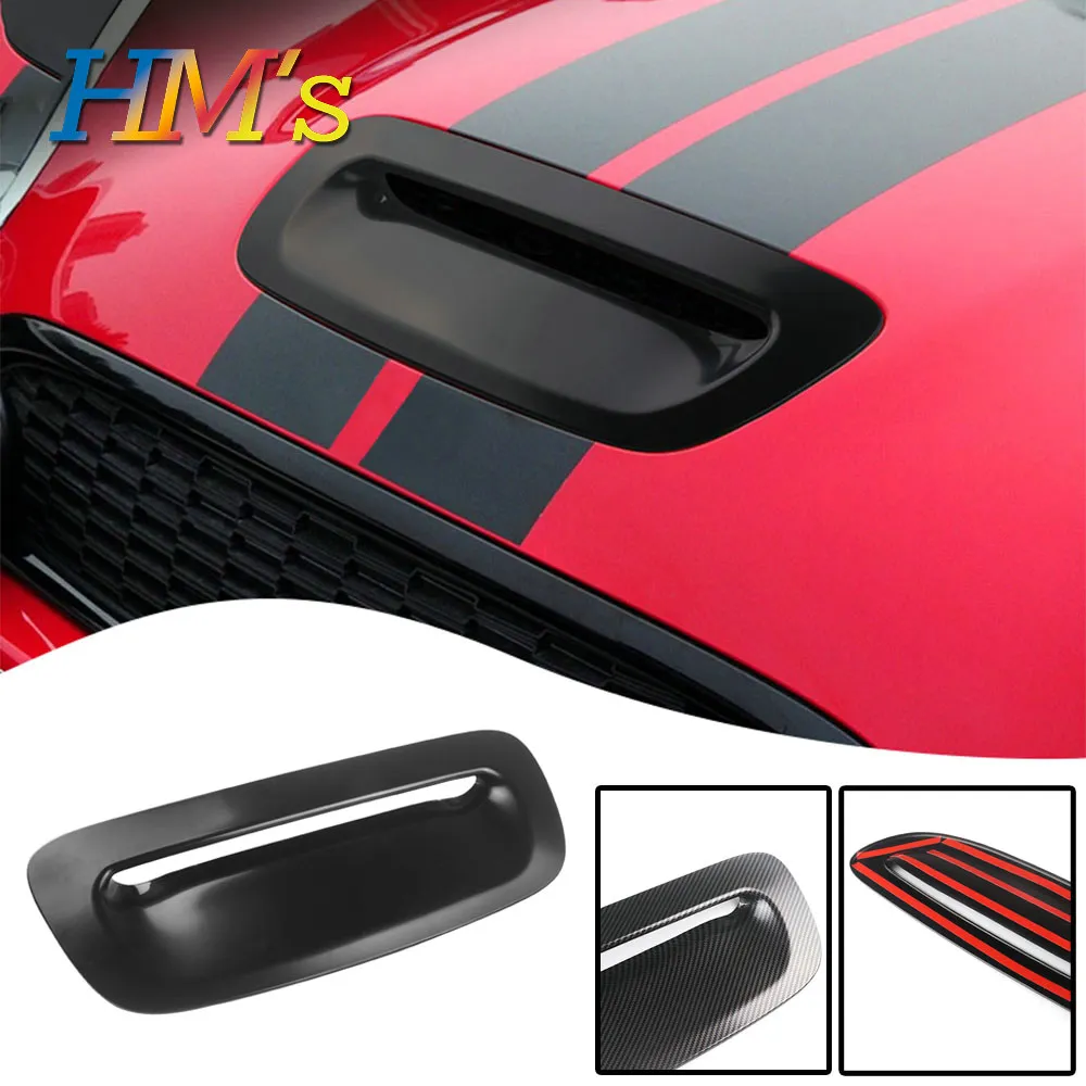 Front air cowl engine hood decoration upper exhaust gloss vent frame ...