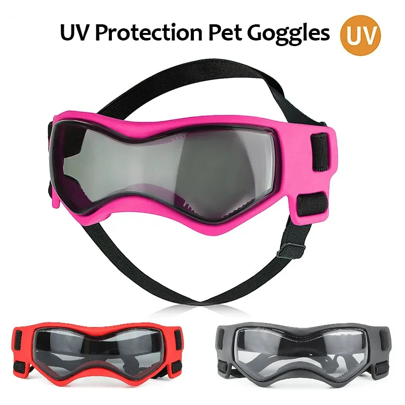 Adjustable Pet Dog Goggles Sunglasses Anti-UV Sun Glasses Eye Wear ...