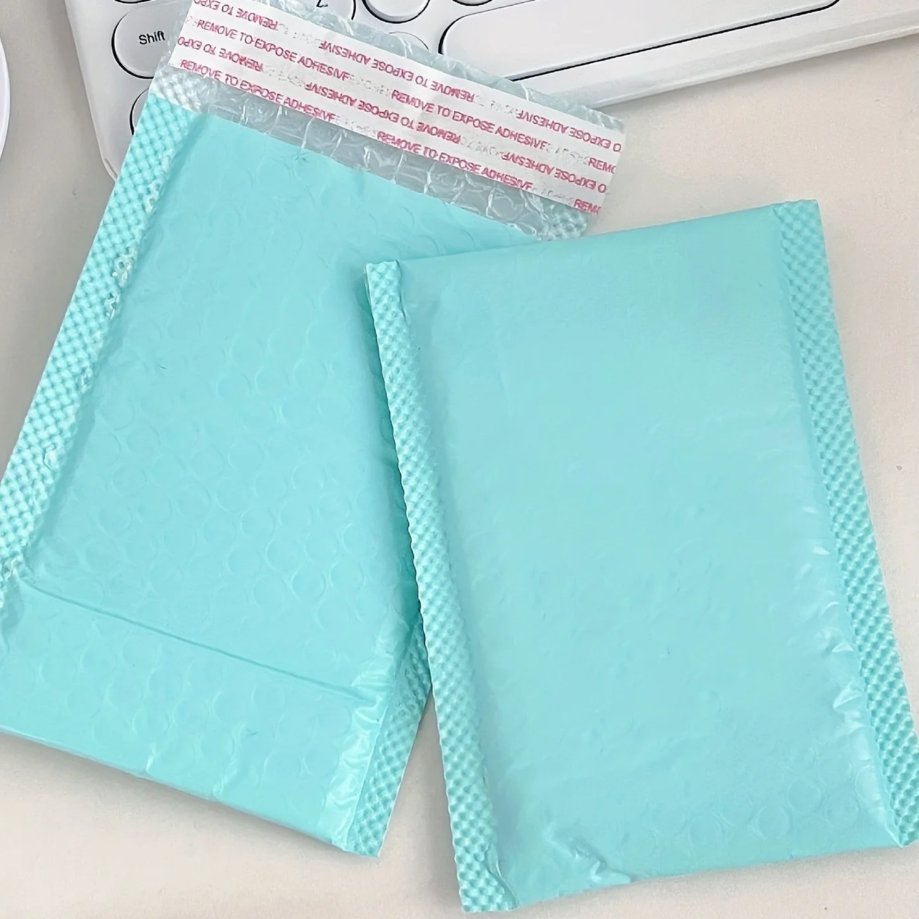 10pcs-30pcs-50pcs-Light-Blue-Bubble-Mailers-Packaging-For-Small ...