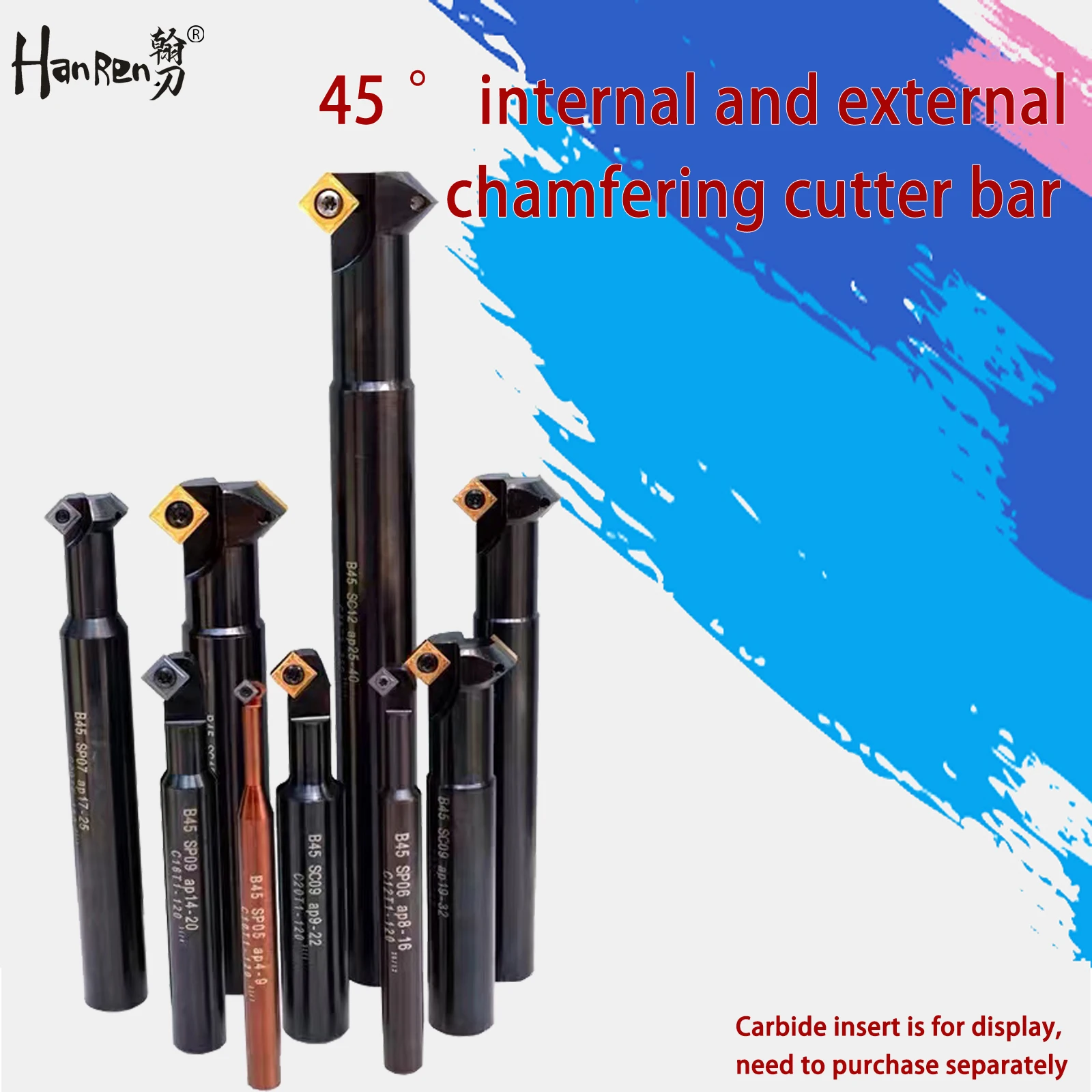 B45-CNC-Chamfering-Cutter-Bar-Deburring-Of-Positive-And-Negative ...