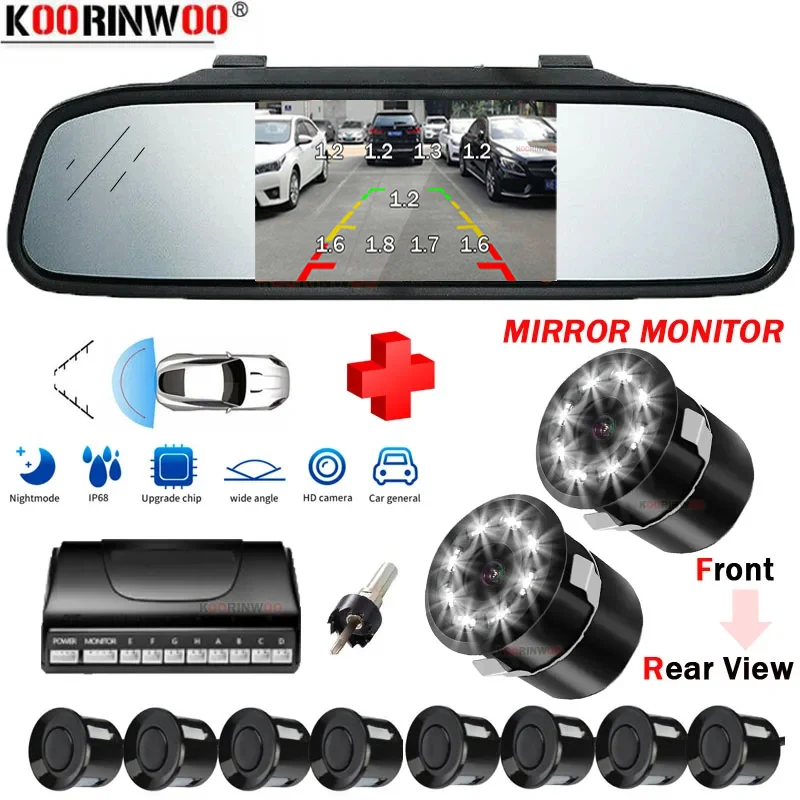 Koorinwoo-sensor-de-aparcamiento-autom-tico-Detector-de-8-radares ...