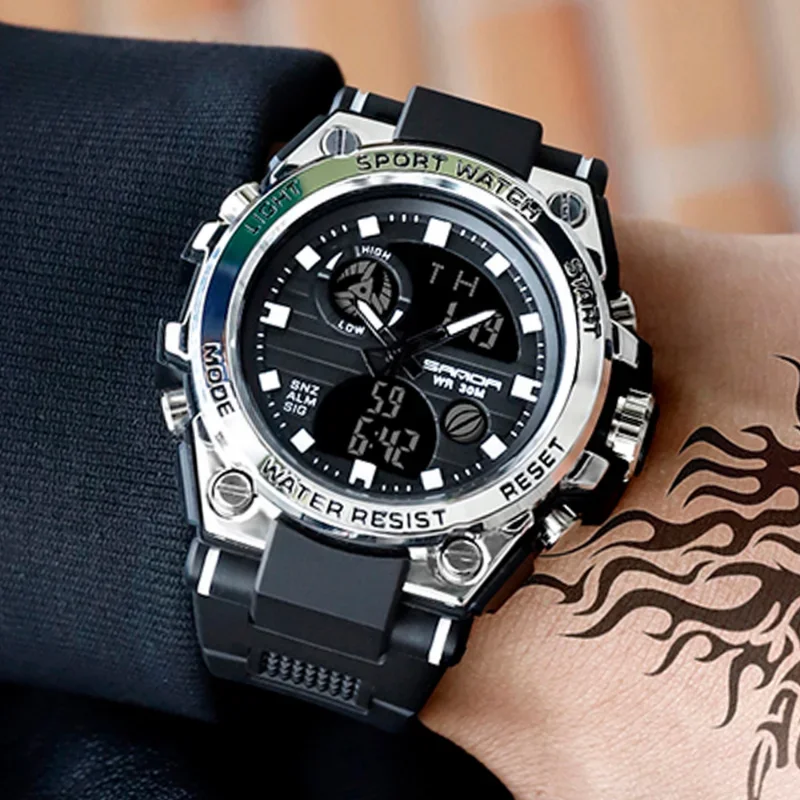 Shock-Watches-Mens-Military-Sport-Gshock-Style-Dual-Display-Male-Watch ...