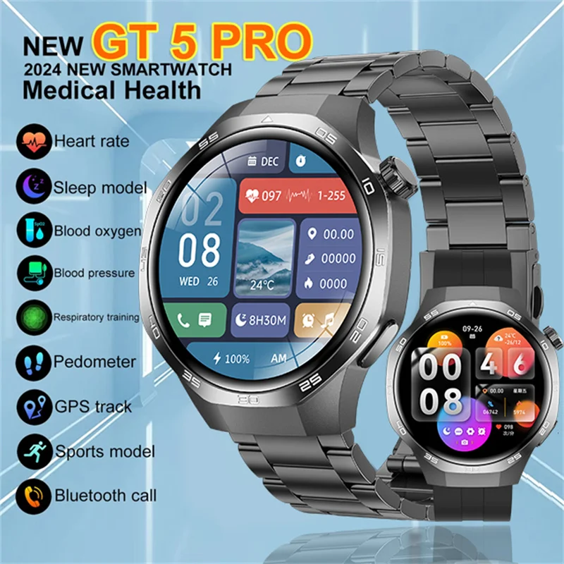 Para-huawei-rel-gio-gt-5-pro-masculino-girassol-sistema-gps-smartwatch ...