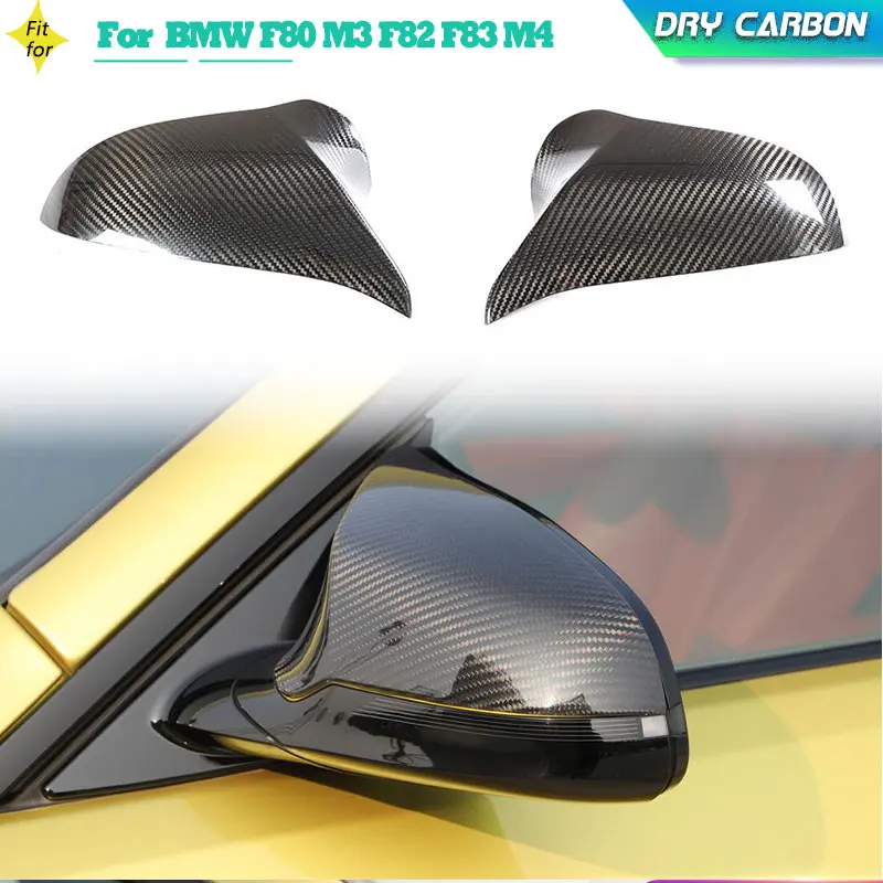 Dry-Carbon-Car-Rearview-Mirror-Covers-For-BMW-F80-M3-F82-F83-M4-Sedan ...