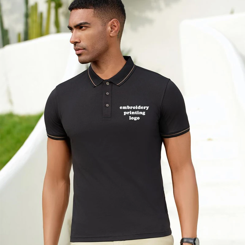 Waiter-Work-POLO-Short-Sleeve-Solid-Classic-Polo-Shirts-Custom-Printed ...