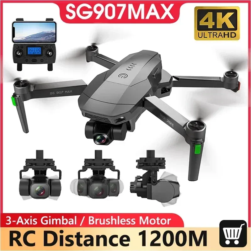 SG907-MAX-3-Axis-Gimbal-Drone-SG907-PRO-GPS-Dron-5G-WIFI-ESC-Camera ...