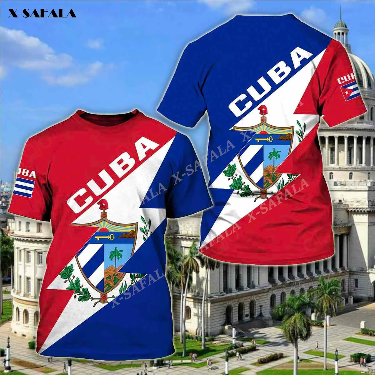 3d Model Of Cuba Flag