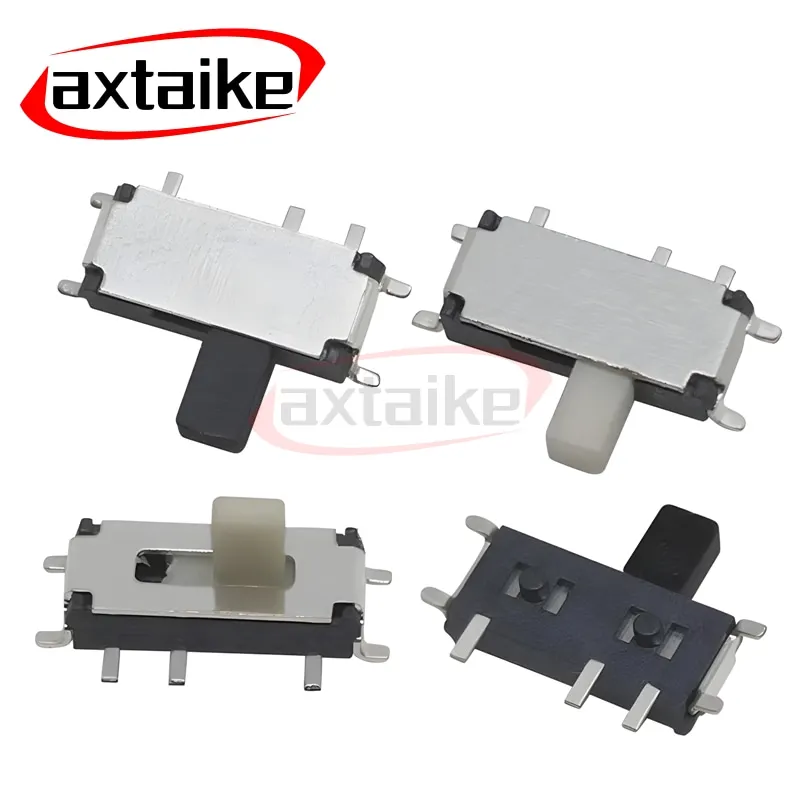 50PCS Mini Toggle Slide Switch 7Pin On-Off 1P2T SPDT MSK-12C02/C01 SMD ...