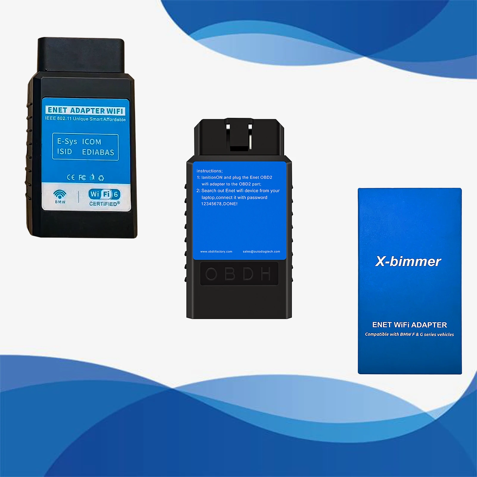 MODE Ultimate OBD II WiFi ENET Adapter For Bm3 MHD XHP XD, 60% OFF