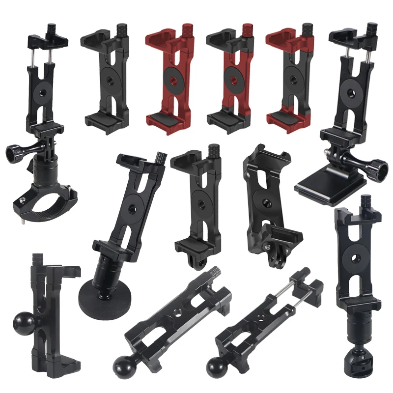 Metal-Phone-Clip-Holder-with-Cold-Shoe-Mount-Moblie-Phone-Tripod-Mount ...