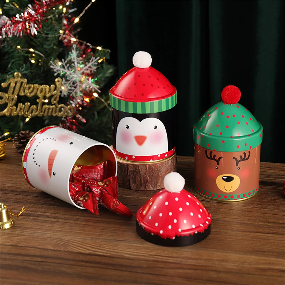 Creative-Christmas-Candy-Storage-Box-Tin-Metal-Sealed-Jar-Packing-Boxes ...